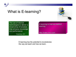 IMPORTANCE OF E-LEARNING | PPT
