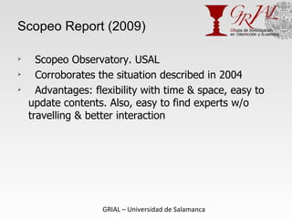 E-learning in Spain - report | PPT