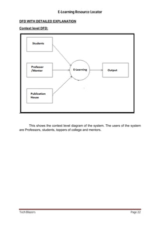 E learning resource Locator Project Report (J2EE) | PDF