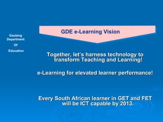 E Learning Showcas Presentation | PPT