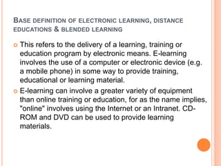 E learning slide | PPT