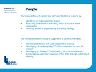 E learning strategy project nov 11 | PPT