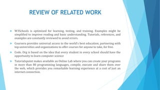 E-learning system | PPTX