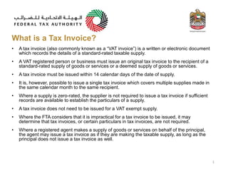 Tax invoices and credit notes requirements | PPT