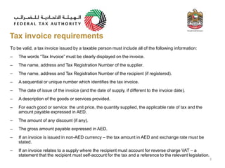 Tax invoices and credit notes requirements | PPT