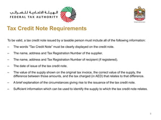 Tax invoices and credit notes requirements | PPT