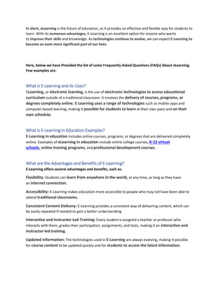 E-Learning The Advantages of E-Learning.pdf