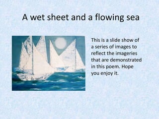 E learning visual poem | PPTX