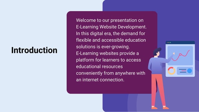 E-learning Website Development IBR Infotech | PPT