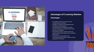 E-learning Website Development IBR Infotech | PDF