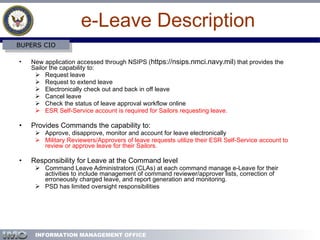 E leave brief - general - 24 mar 10 | PPT