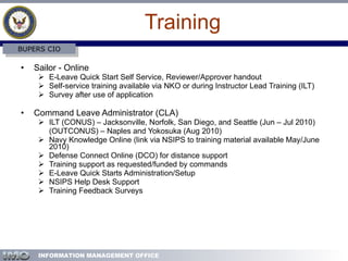 E leave brief - general - 24 mar 10 | PPT