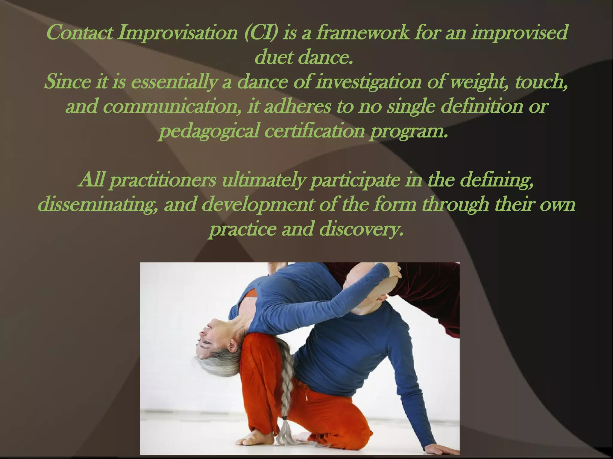 What is Dance Improvisation? | PDF