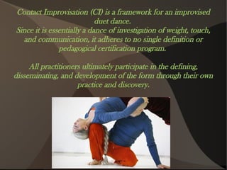 What is Dance Improvisation? | PDF | Healthy Living