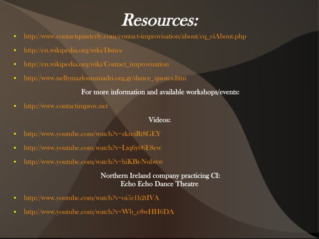 What is Dance Improvisation? | PPT