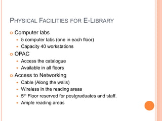 e-library at the Kenyatta University | PPT