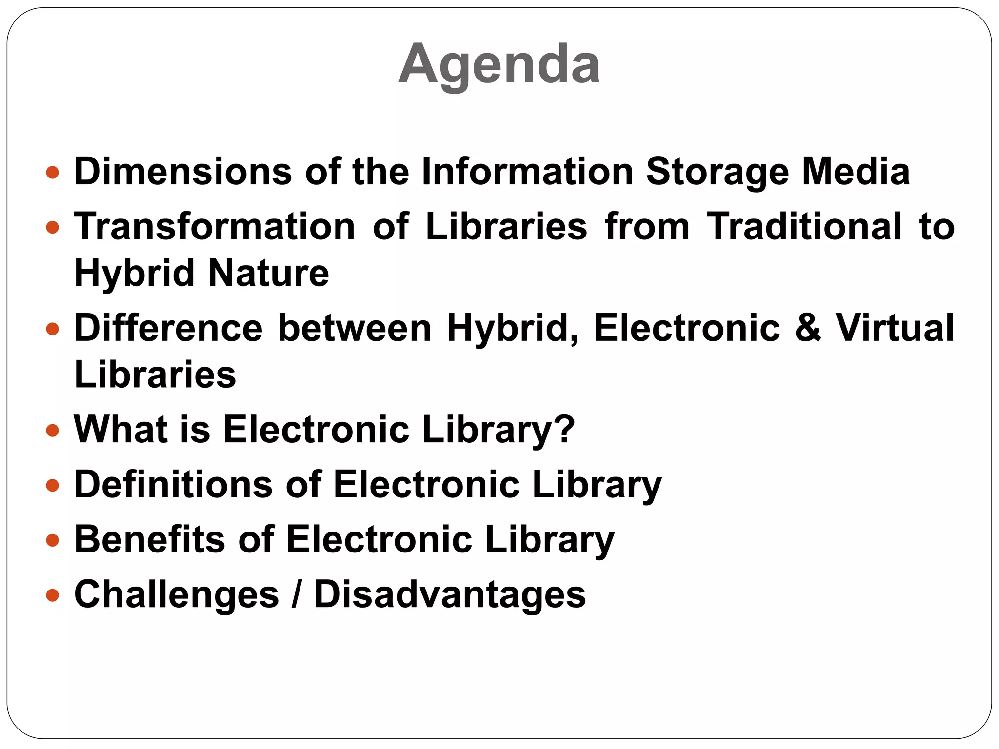 E library in the 21st century | PPTX