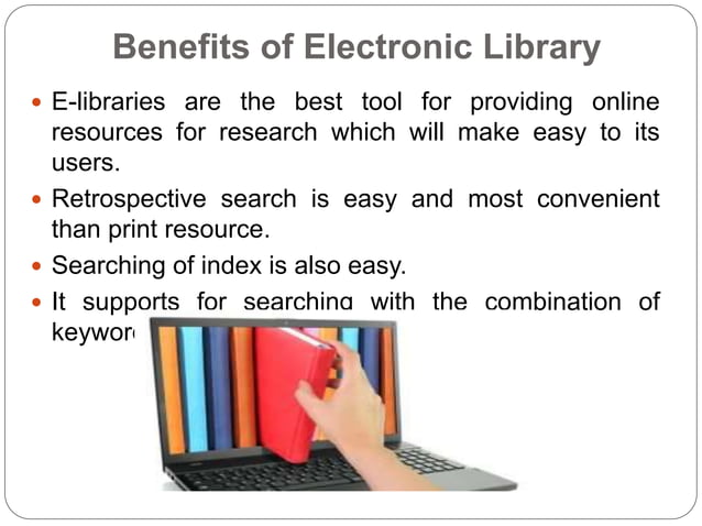E library in the 21st century | PPTX