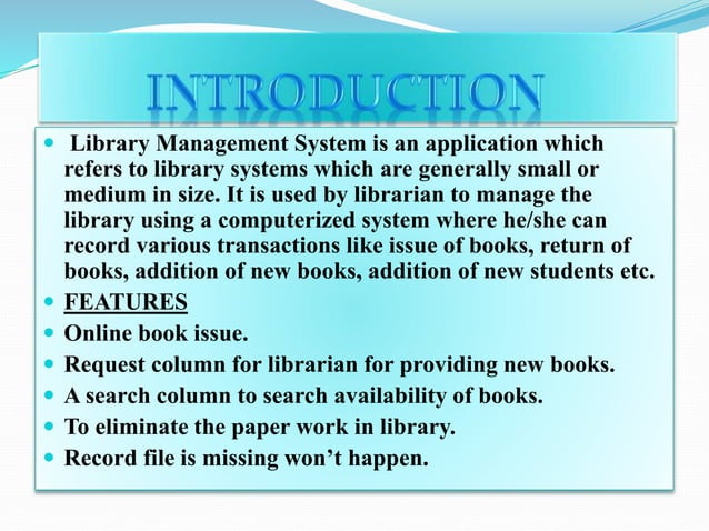 E library management system | PPTX