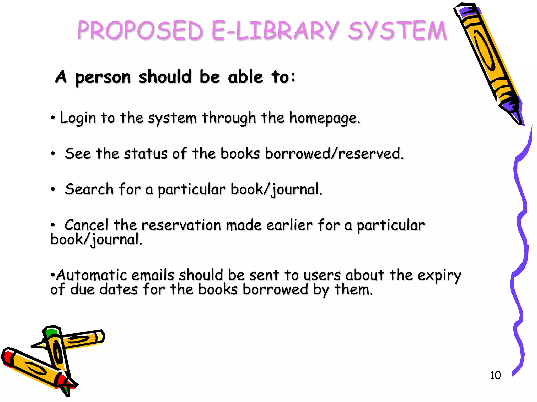 E library management system | PPT