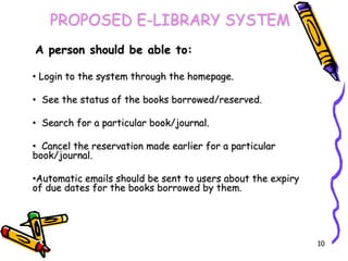 E library management system | PPT