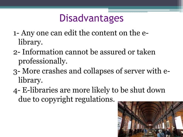 E library presentation | PPTX