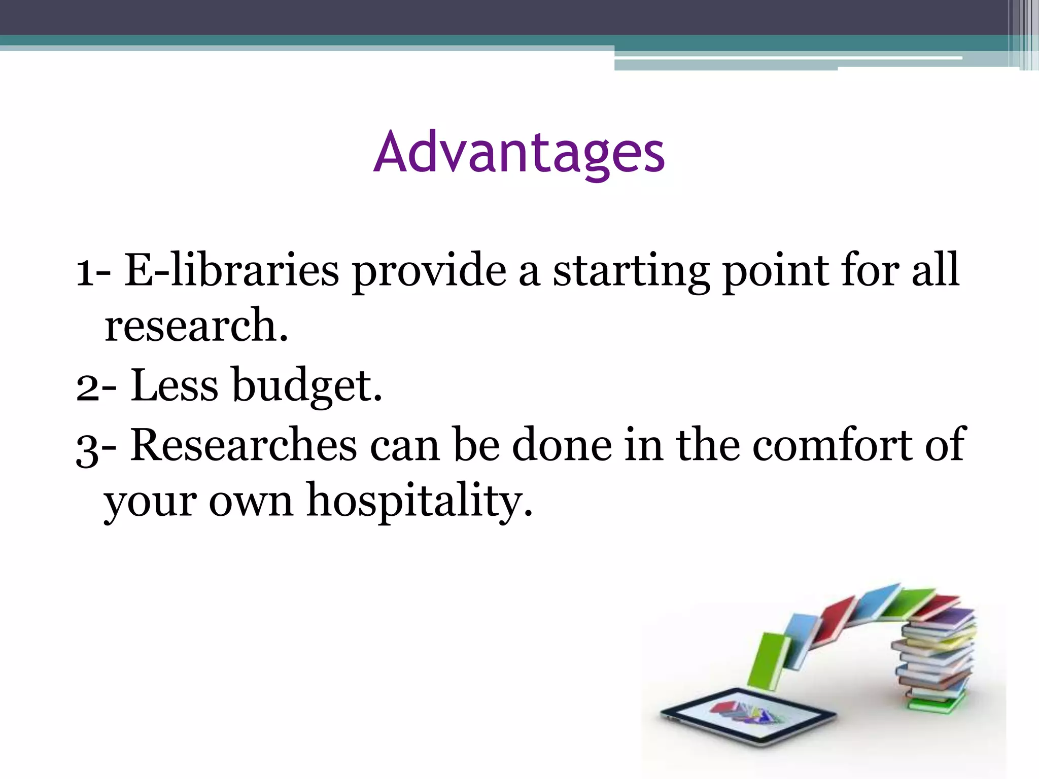 E library presentation | PPTX