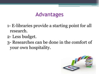 E library presentation | PPTX
