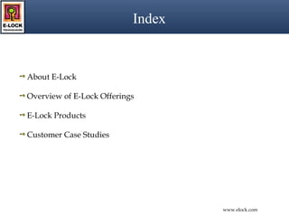 E-Lock digital signature solutions | PPT