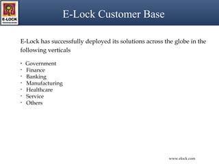 E-Lock digital signature solutions | PPT