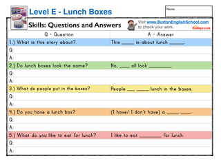E - Lunch Boxes | PDF | Food & Drink