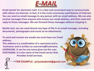 E - mail | PPTX