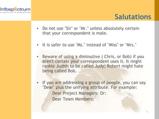 E Mail Ethics and Etiquettes | PPT