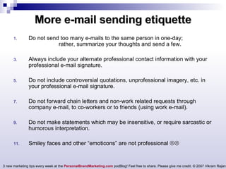 E Mail Netiquette | PPT