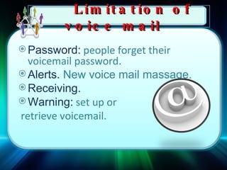 Email And Voicemail | PPT