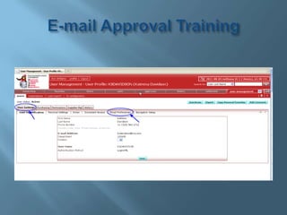 E mail approval training | PPTX