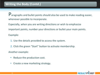 E mail communication - session 1 | PPTX