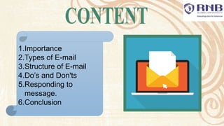 E mail etiquette | PPTX