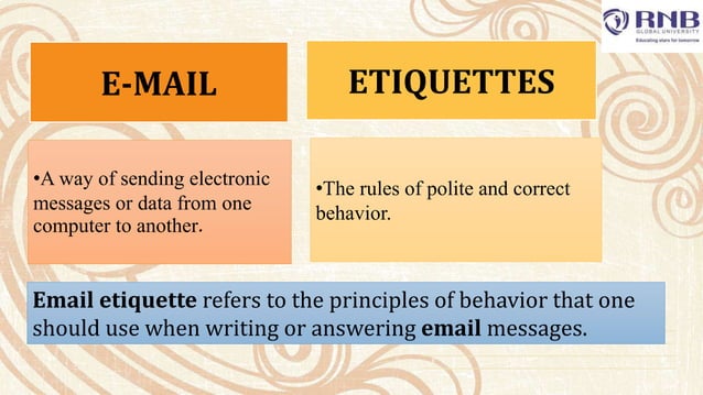E mail etiquette | PPT