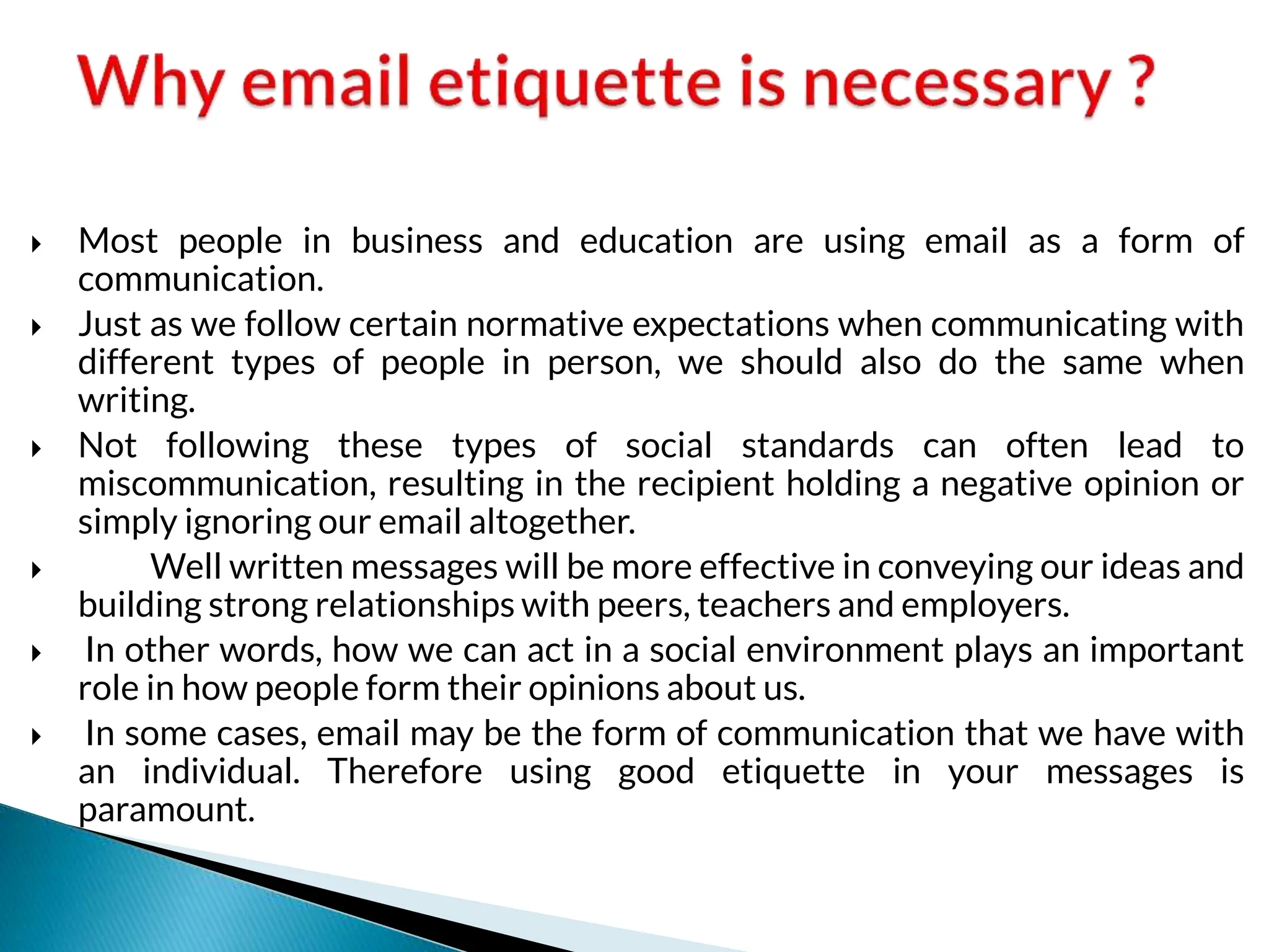 E-Mail etiquette Professional English.ppt