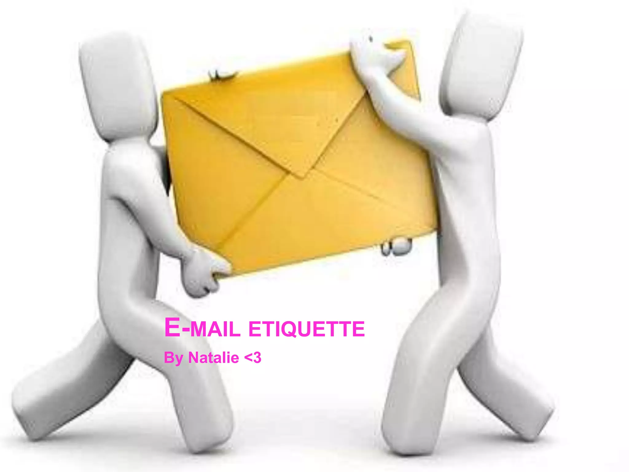 Email Etiquette | PPTX | Email | Internet