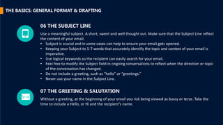 E-Mail Etiquette PPT - BSMC | PPT