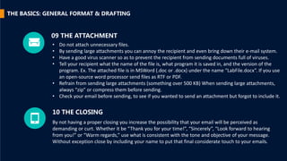 E-Mail Etiquette PPT - BSMC | PDF