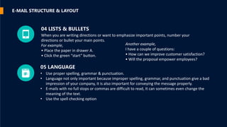 E-Mail Etiquette PPT - BSMC | PPT