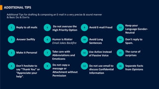 E-Mail Etiquette PPT - BSMC | PDF