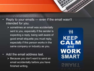E-mail etiquettes | PPTX