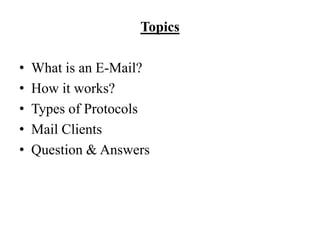 E mail flow | PPTX