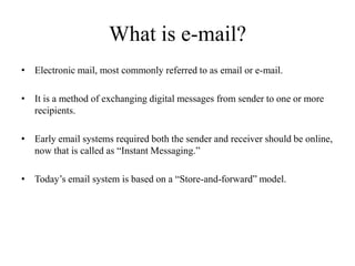 E mail flow | PPTX