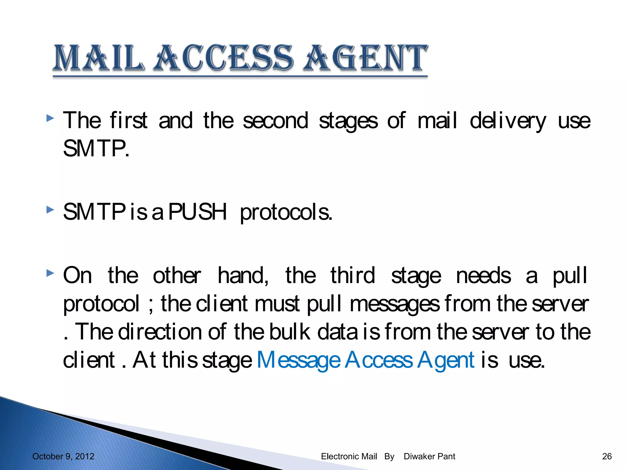 Electronic mail | PPT
