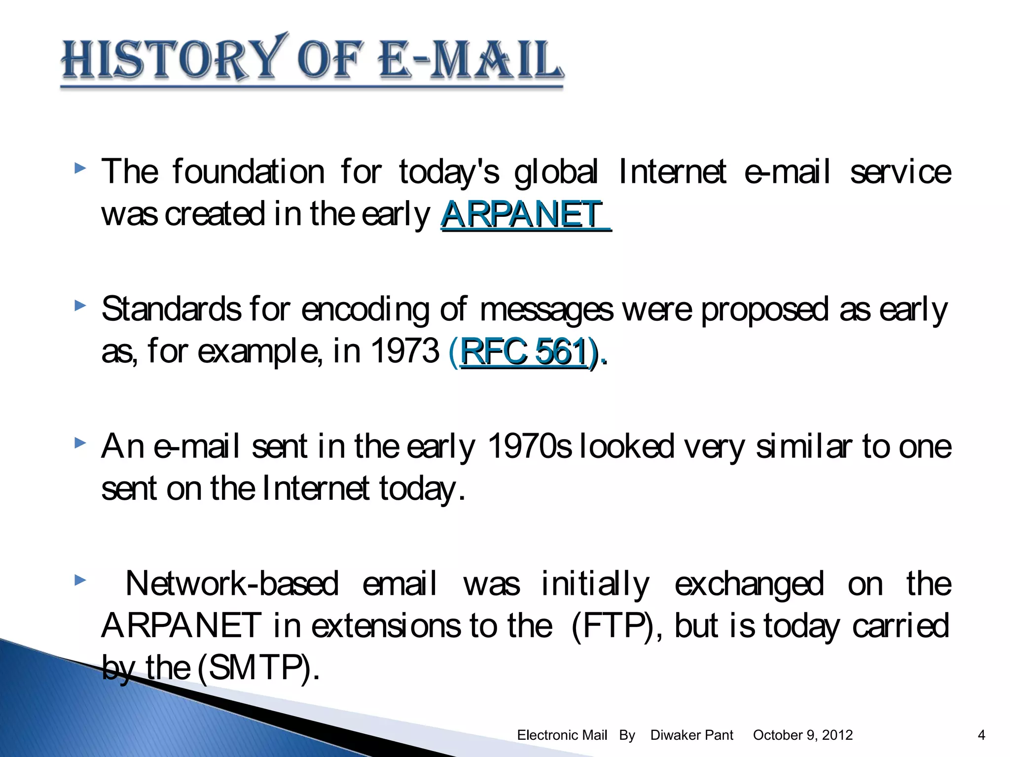 Electronic mail | PPT